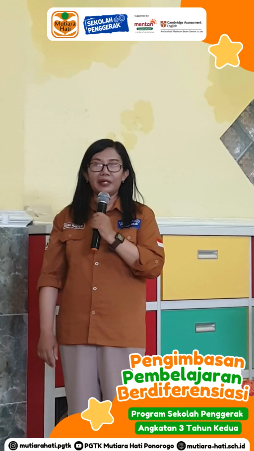 Pengimbasan Pembelajaran Berdiferensiasi Program Sekolah Penggerak Angkatan 3 Tahun Ke-2 ...